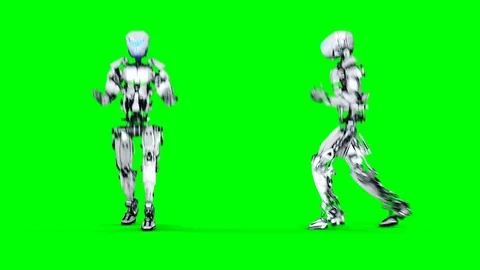 Dancing Robot Green Screen Stock Footage ~ Royalty Free Stock Videos ...