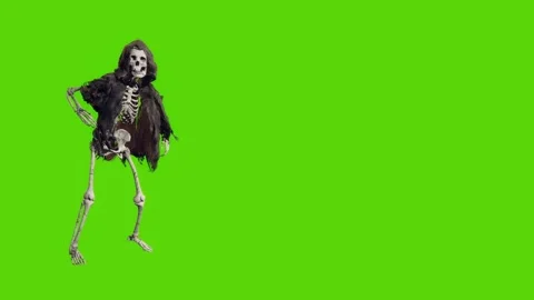 Dance Skeleton Green Screen Stock Video Footage | Royalty Free Dance ...