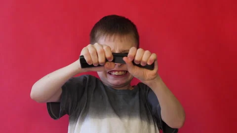 furious angry caucasian boy 8 years old ... | Stock Video | Pond5