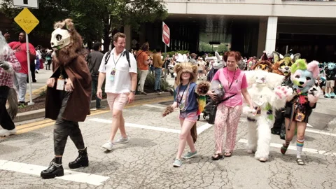 Furry Convention Stock Video Footage | Royalty Free Furry Convention ...