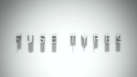 fuse types 3D title animation with shado... | Stock Video | Pond5