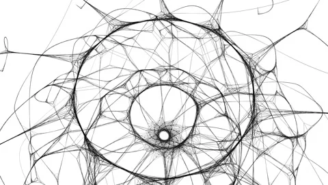 Future Shapes 1054: Futuristic 3D genera... | Stock Video | Pond5