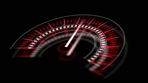 Speedometer 3D Stock Footage ~ Royalty Free Stock Videos | Pond5