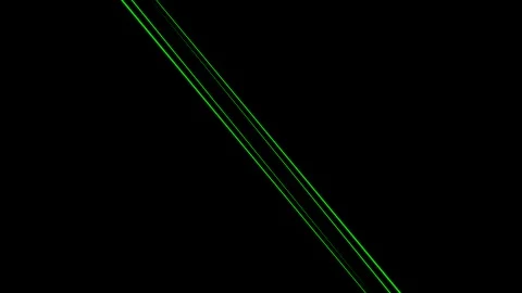 Futuristic animation with rotating lines... | Stock Video | Pond5