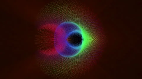 Futuristic animation with stripe object ... | Stock Video | Pond5