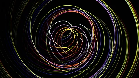 futuristic animation with stripe object ... | Stock Video | Pond5