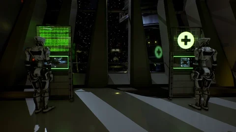 Futuristic Command Center Stock Footage ~ Royalty Free Stock Videos | Pond5