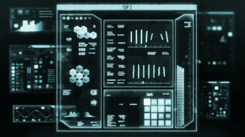 Futuristic Command Center Stock Footage ~ Royalty Free Stock Videos | Pond5