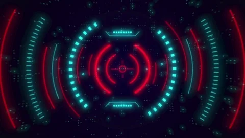 Futuristic Frame Stock Footage ~ Royalty Free Stock Videos | Pond5