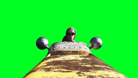 Futuristic cyberpunk flying car with gir... | Stock Video | Pond5