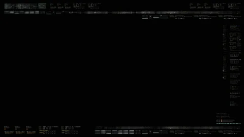 Futuristic Data Matrix HUD Screen Templa... | Stock Video | Pond5