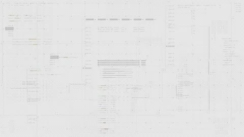 Futuristic Data Matrix HUD-UI Screen Bac... | Stock Video | Pond5