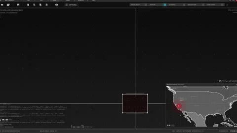 Futuristic Digital City Map GPS | Stock Video | Pond5