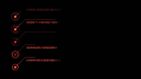 Futuristic digital code display animated... | Stock Video | Pond5