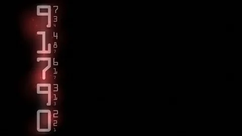 Futuristic digital code display animated... | Stock Video | Pond5