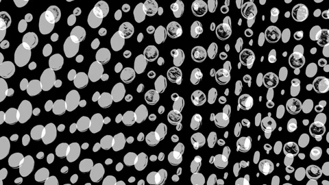 Futuristic Digital Dotted Grayscale Over... | Stock Video | Pond5