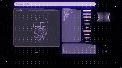 Futuristic digital interface screen | Stock Video | Pond5