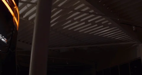 futuristic headlights of Tesla model X | Stock Video | Pond5