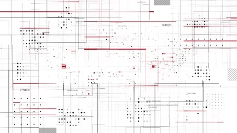 futuristic high tech information data an... | Stock Video | Pond5
