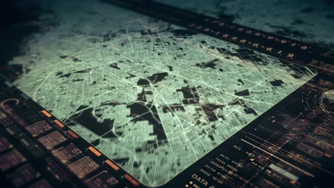 Futuristic HUD Holographic Digital City ... | Stock Video | Pond5