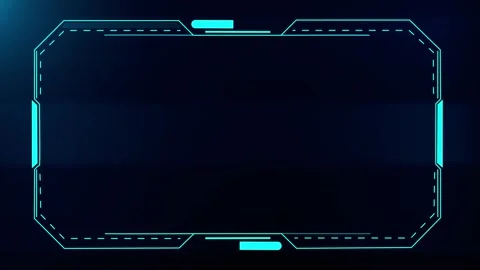 Futuristic HUD video frame Digital techn... | Stock Video | Pond5