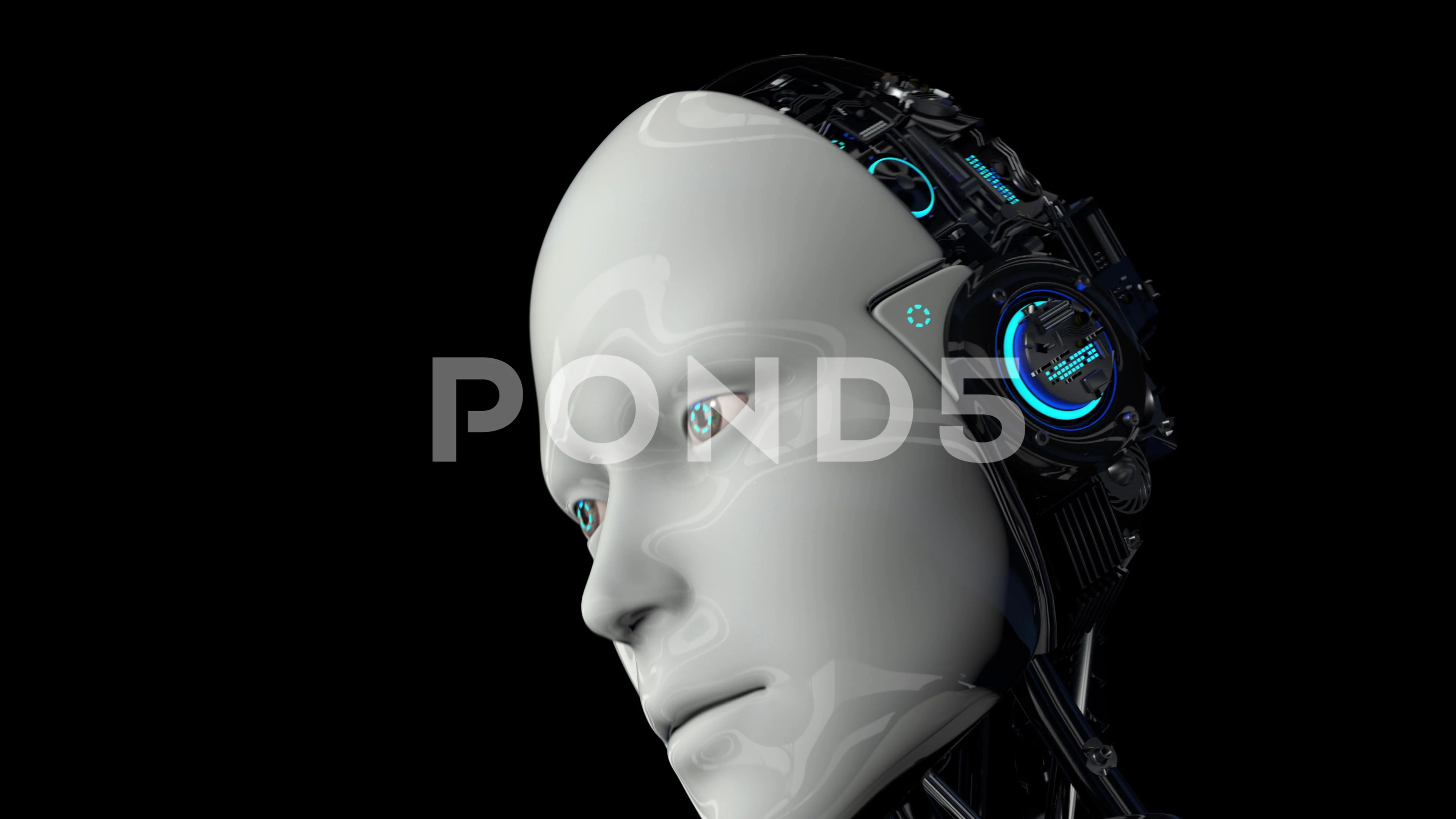 Futuristic Human Robot