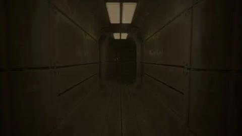 Futuristic Laboratory Corridor and techn... | Stock Video | Pond5