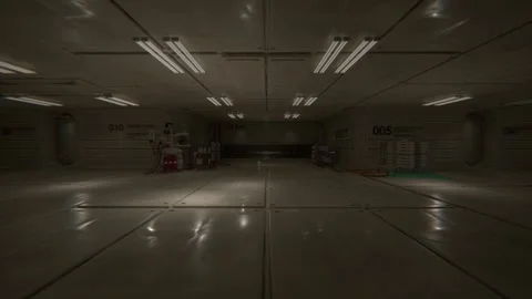 Futuristic Laboratory Corridor and techn... | Stock Video | Pond5