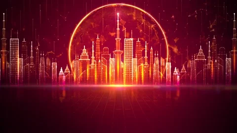 Futuristic Looped Abstract 4K Animation ... | Stock Video | Pond5