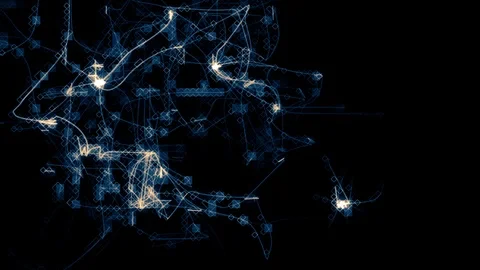 Futuristic Network Growth Motion Backgro... | Stock Video | Pond5