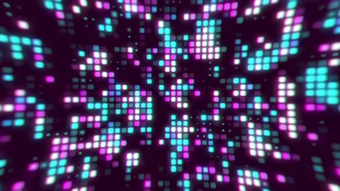 Futuristic screen with animated digital... | Stock Video | Pond5