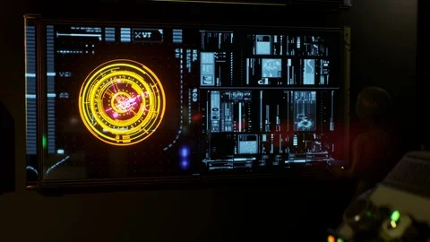Futuristic Command Center Stock Footage ~ Royalty Free Stock Videos | Pond5