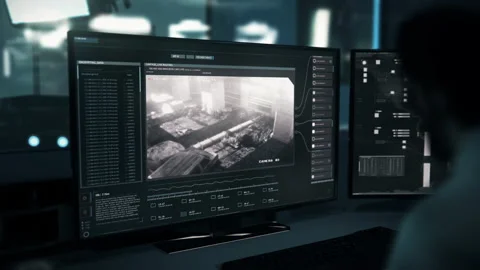 Futuristic Spy Tech Finds Location Of Mi... | Stock Video | Pond5