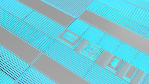 Futuristic technological animated backgr... | Stock Video | Pond5