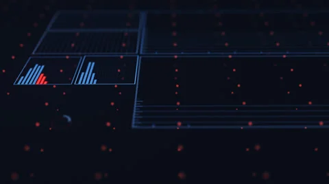 Futuristic Technological Interface Backg... | Stock Video | Pond5