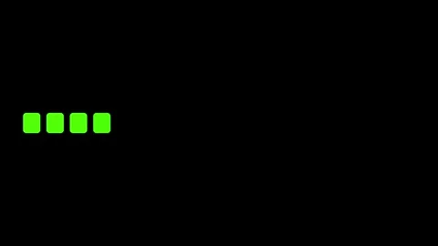 Futuristic uploading progress bar isolat... | Stock Video | Pond5