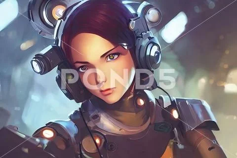 Futuristic World, cyborgs and robots, Artificial intelligence ...