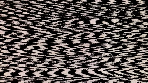 Fuzzy static interference screen display... | Stock Video | Pond5