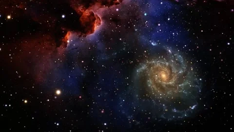 galaxy Travel Background Loop Animation | Stock Video | Pond5