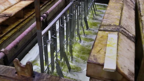 Galvanizing process. Galvanic bath. Meta... | Stock Video | Pond5