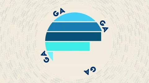 Gambia logo intro. Badge with the circul... | Stock Video | Pond5