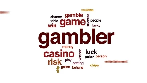 Gambler animated word cloud, text design... | Stock Video | Pond5