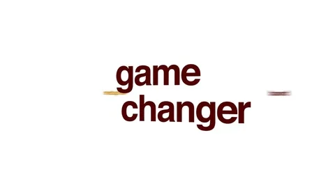 Game changer animated word cloud, text d... | Stock Video | Pond5