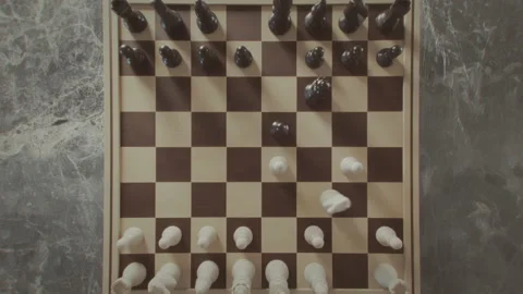 The game of chess. Close-up macro shot o... | Stock Video | Pond5