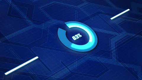 Game loading animation from the side, an... | Stock Video | Pond5