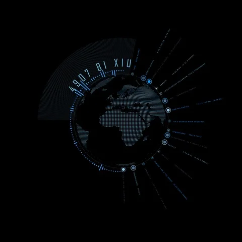 game map infographic | Stock Video | Pond5