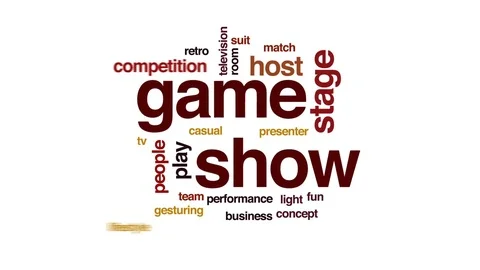Game show accelerator animated word clou... | Stock Video | Pond5