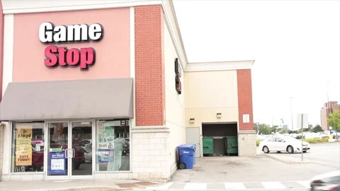 game stop store storefront entrance with... | Stock Video | Pond5