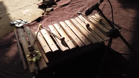 Gamelan Gambang Bamboo Musical Instrumen... | Stock Video | Pond5