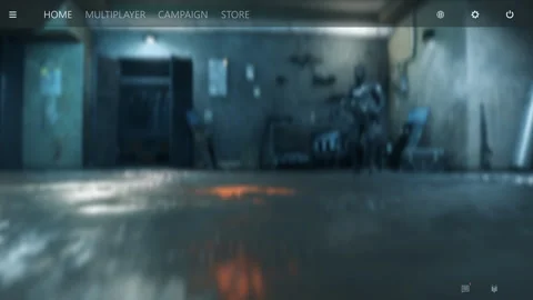 Gaming menu screen of the internet multi... | Stock Video | Pond5